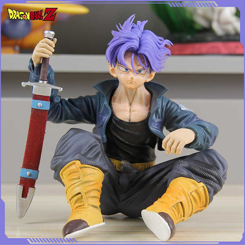 Dragon Ball Trunks Anime Figure Sitting Posture Trunks 15Cm Figure ...