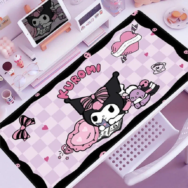 Sanrio Mouse Pad Deskmat Kuromies Mousepad Anime Mat Gamer Computer ...