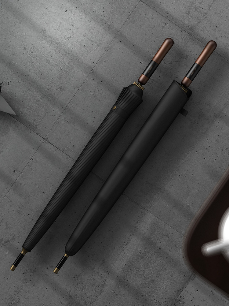 OLYCAT New 24K Windproof Umbrella, Big Size Men's Umbrella Rain, Wooden ...