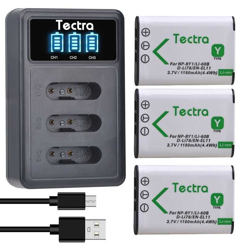 EN-EL11 Battery and Charger Kit Replacement para kay Nikon EN-EL11,Sony ...