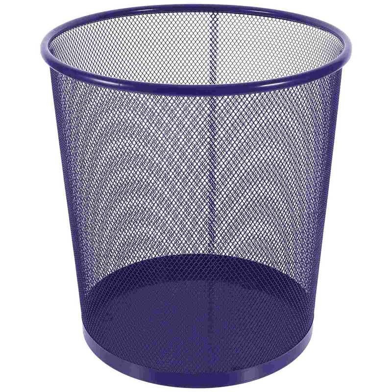Mesh Trash Cans Office Metal Wire Wastebasket Pag-Recycle Ng Basurahan ...