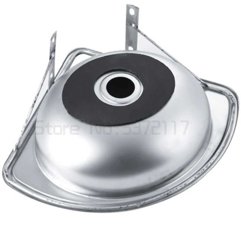 ♥ Stainless Steel Triangle Wash Basin Thick Small Sink Corner ...