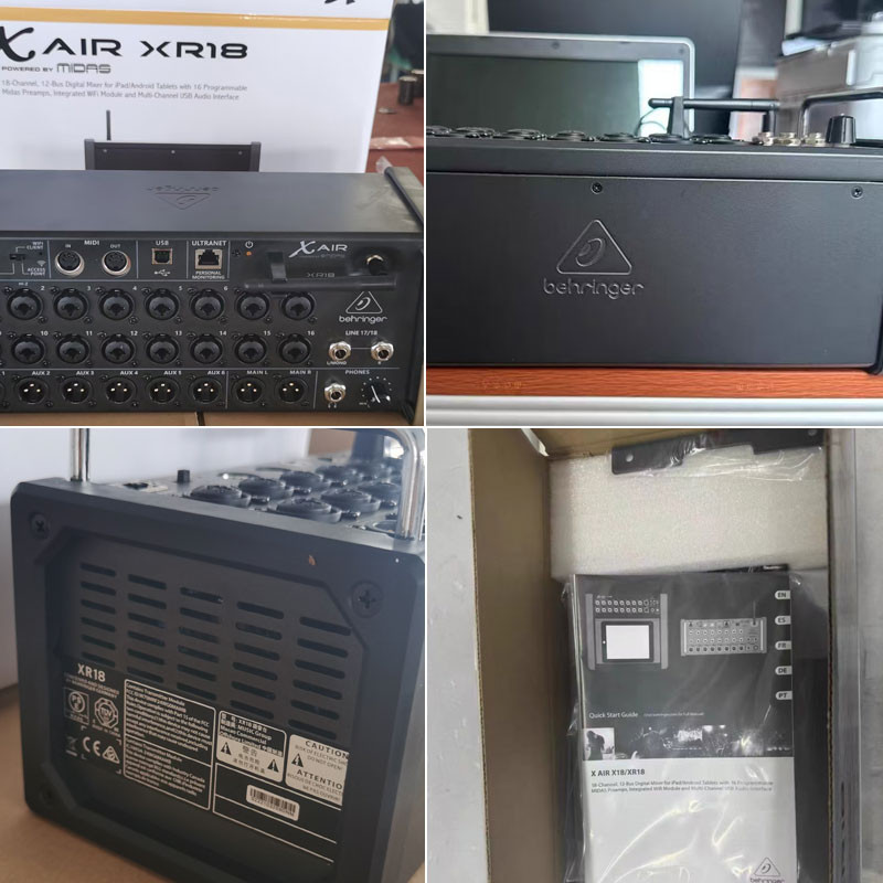 Air 1:1 XR12 XR16 XR18 Rack Mount Professional Digital Mixer Built-in ...