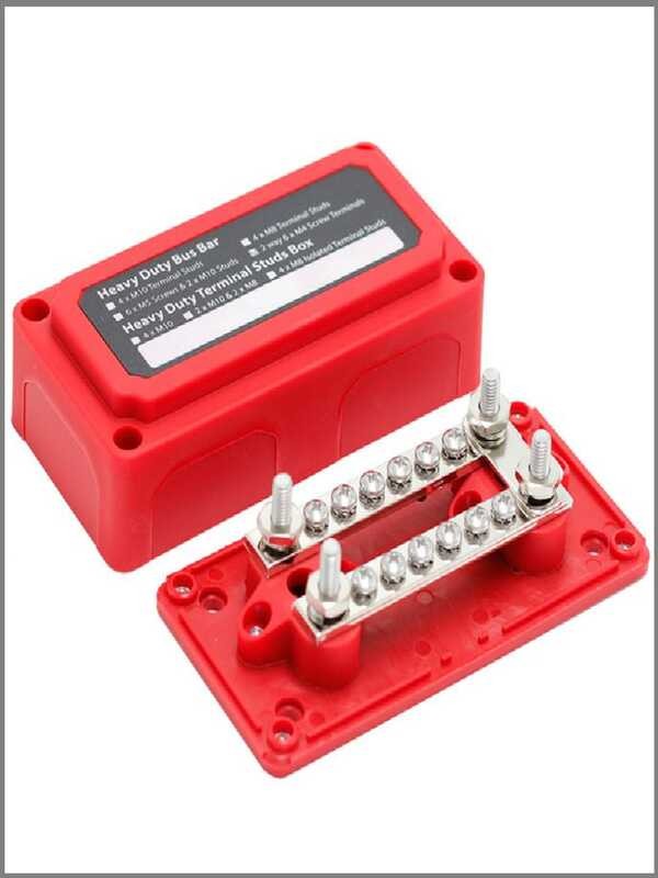 M8 double screw junction box 16 position car RV ship negative busbar 1a ...