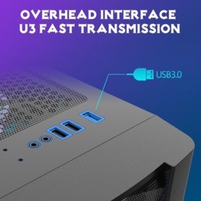 INPLAY Meteor 01/meteor 03 Desktop Computer gaming case cpu case ...