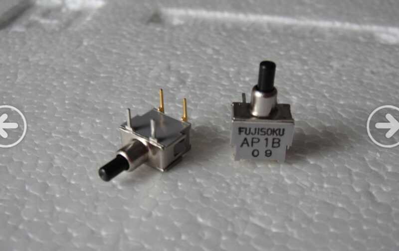 Fujitsu FUJISOKU AP1B Miniature Gold Plated Bent Foot 2-pin Reset ...