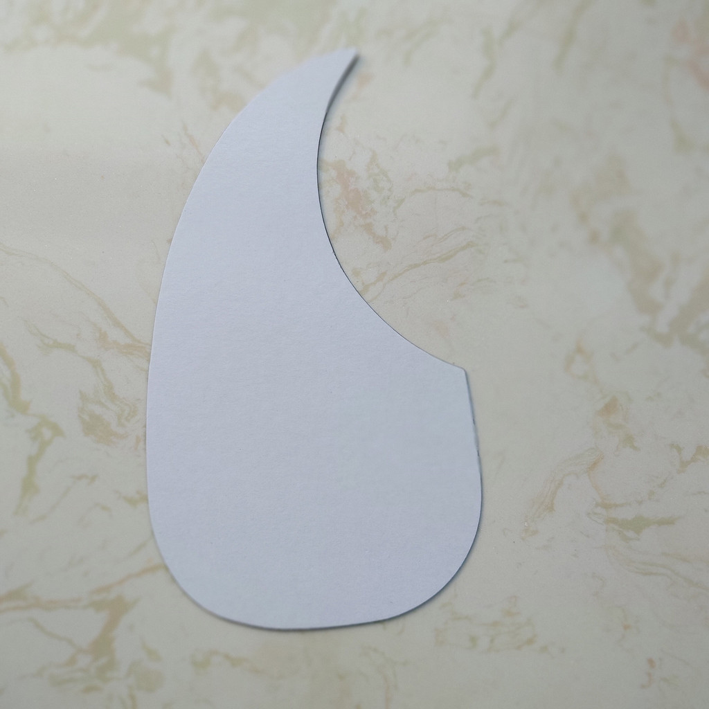 Acoustic Guitar Pickguard Guard Plate Black Self-adhesive for Martin ...