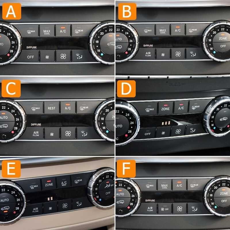 キ Dashboard Air Conditioner Wind Volume - Climate Control Ac Buttons ...