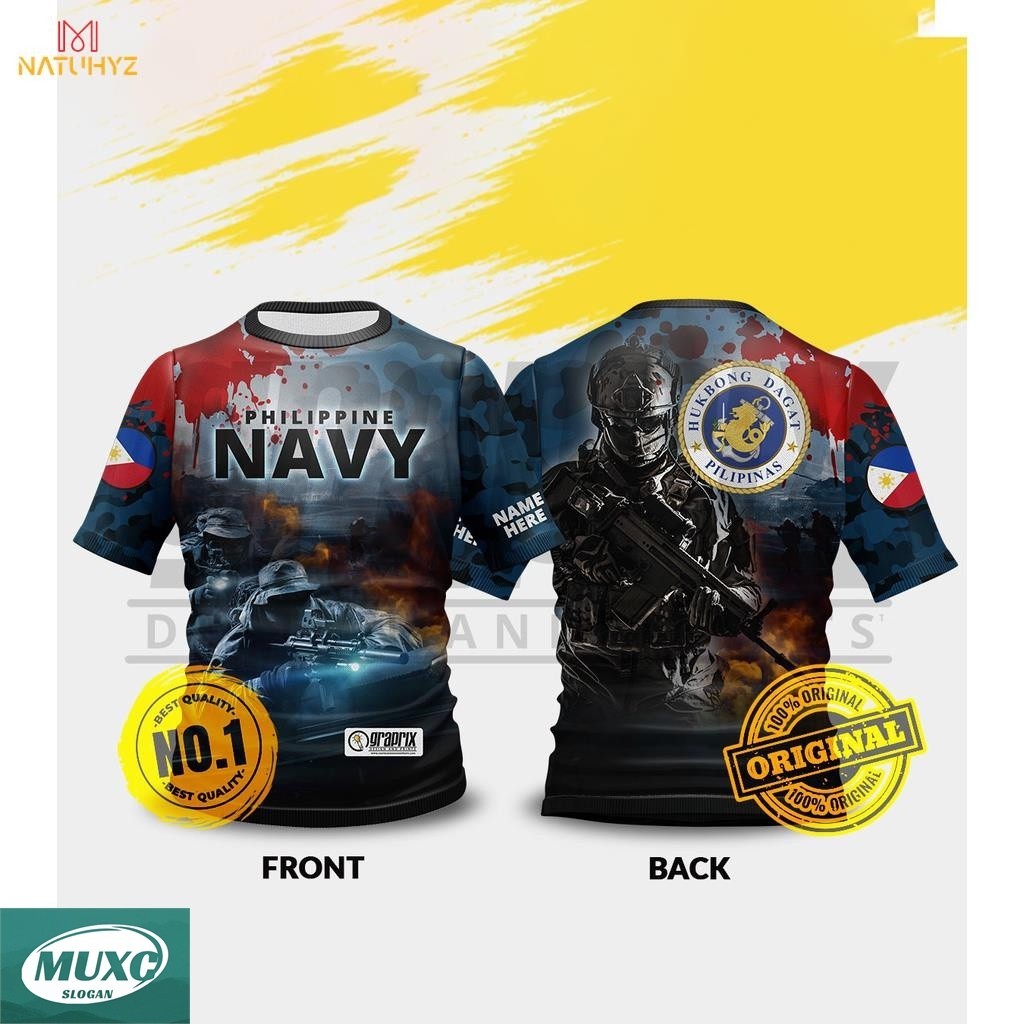 NAVY in the Field T-shirt Full Sublimation - MENS & WOMENS | Shopee ...