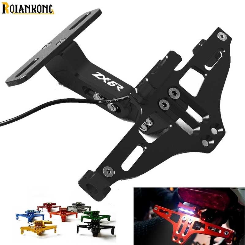 Mga Motorcycle Adjustable Bracket License Plate Holder Frame Number ...