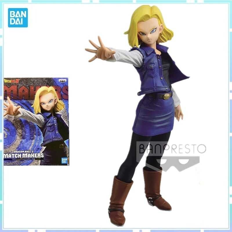 78 Bandai Original Anime Dragon Ball Z MATCH MAKERS Android 18 Action ...