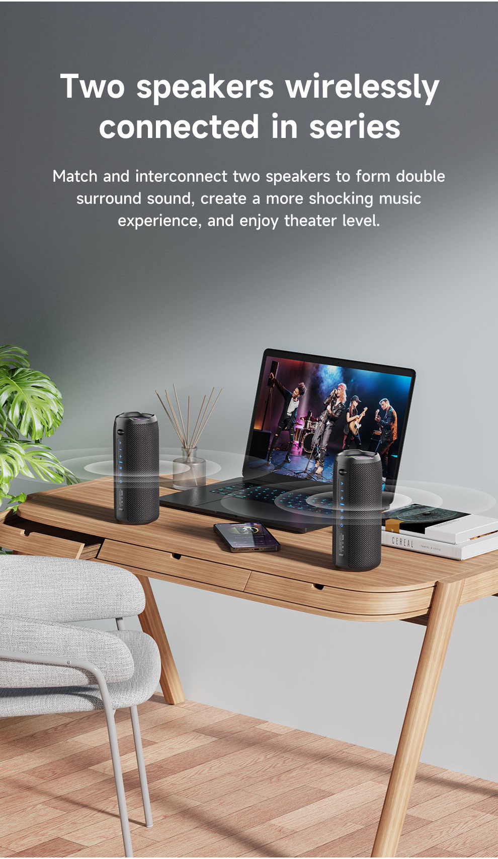 ZEALOT S49 Pro 20W Bluetooth Speaker Wireless Soundbar TWS Portable ...