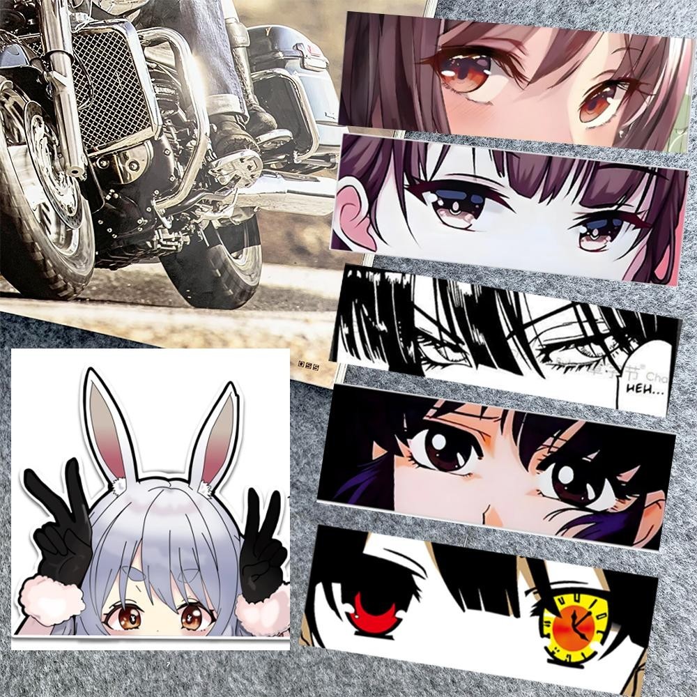 Japanese Series Anime Beautiful Girl's Eyes Decoration Car Rear ...