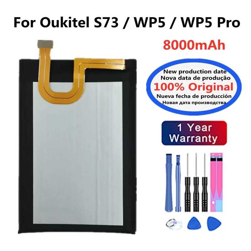 New 8000Mah 100% Original Battery For Oukitel Wp5 / Wp5 Pro S73 S 73 WP ...