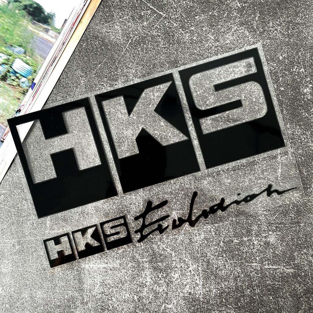 JDM HKS Car Reflective Sticker Car Body Window Bumper Rear Waterproof ...