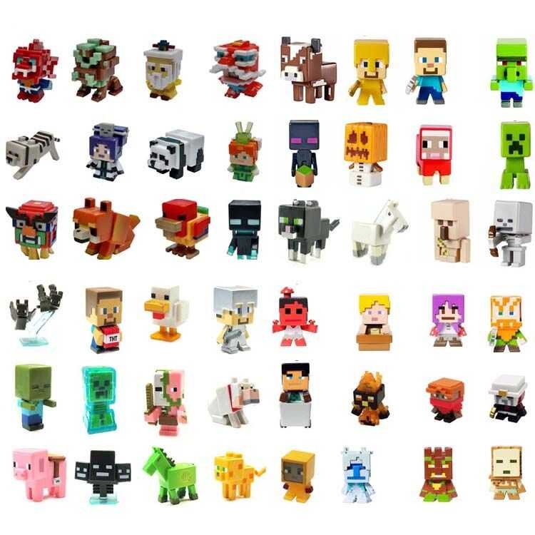 Authentic Bulk Cargo My World Minecraft Creeper Doll Building Blocks ...