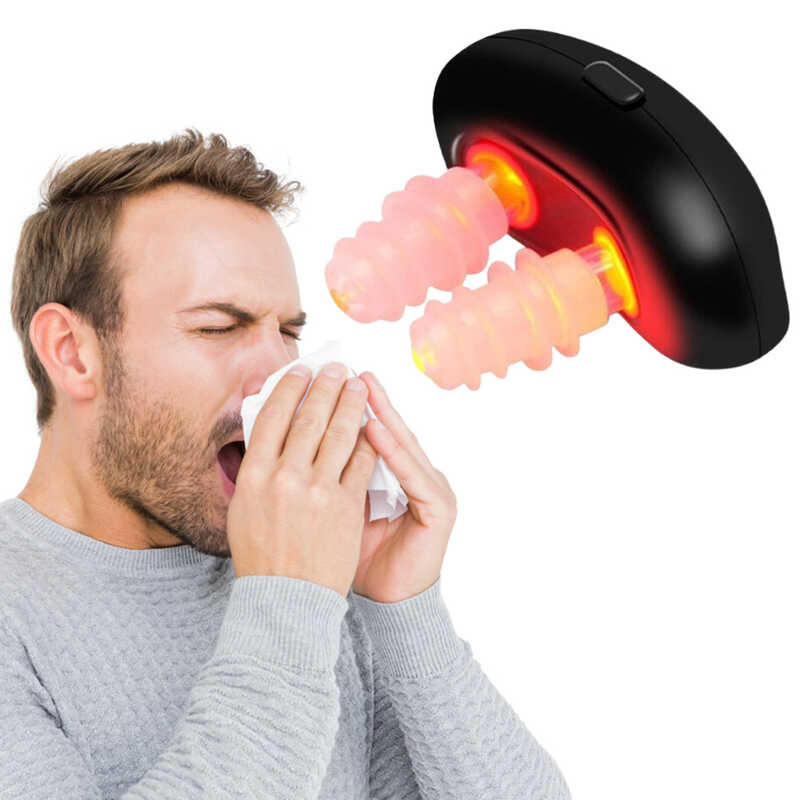 Cordless Red Light Nasal Therapy Device Rhinitis Hine Portable Red ...