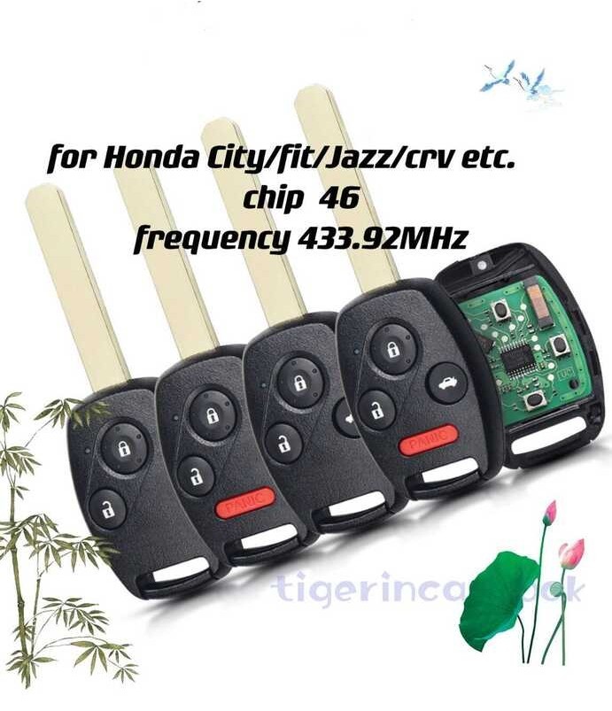Honda Remote Control Key For Duplicating CITY FIT CRV JAZZ Etc ...