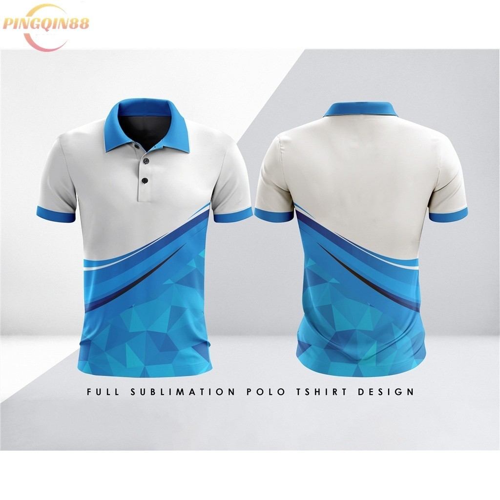 Quick Dry Full Sublimation Code Polo Shirt with logo customized badges ...