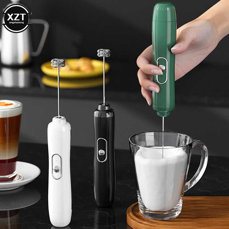 Electric Milk Frother String Mixer kamay para sa Kaffee Cappuccino ...