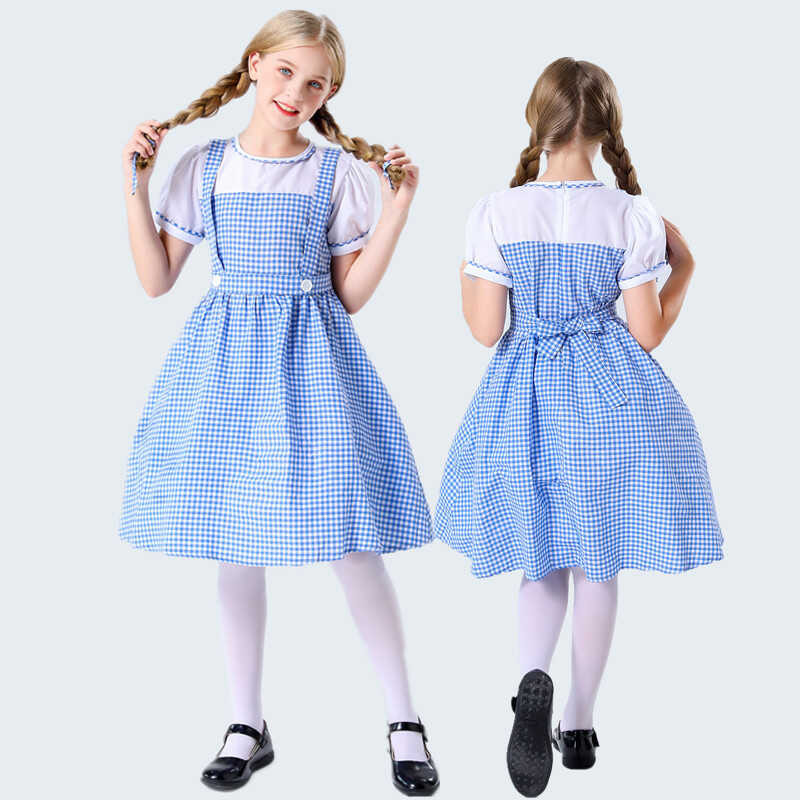 Children's Dorothy maid costume, Wizard of Oz countryside style dress ...