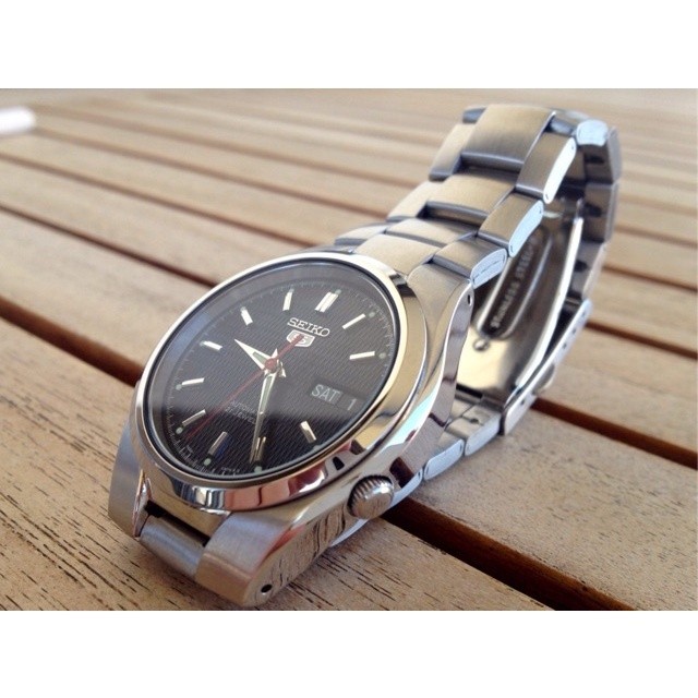 ,,Seiko 5 SNK607 Automatic Steel Analog Black Dial SNK607K1 | Shopee ...