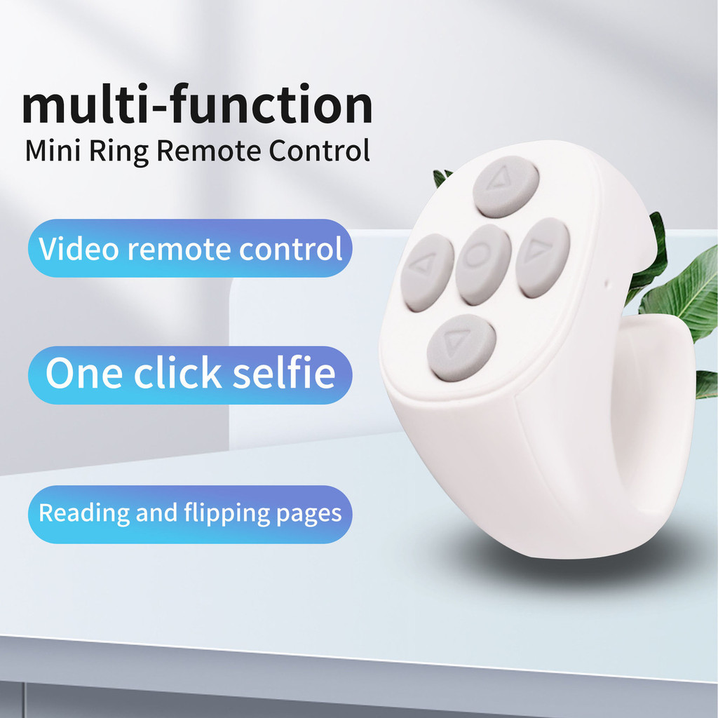 CHUYI Multi-functional Bluetooth Remote Control Ring Wireless Video ...