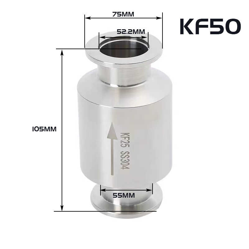 New KF vacuum check valve vacuum pump one-way valve lifting sanitary ...