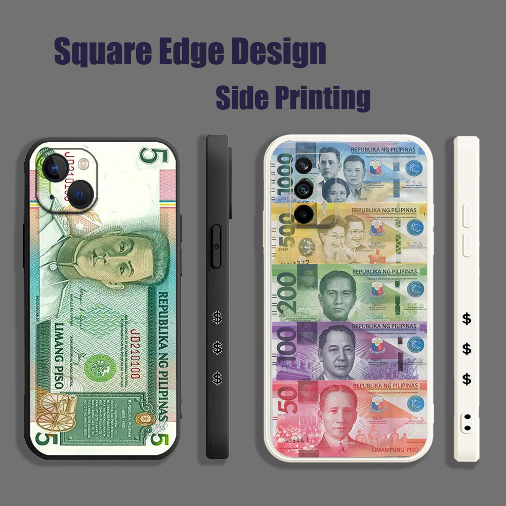 Casing For Realme C11 C12 C15 5 5i 5s C21Y 6i money Pesos Set five peso ...