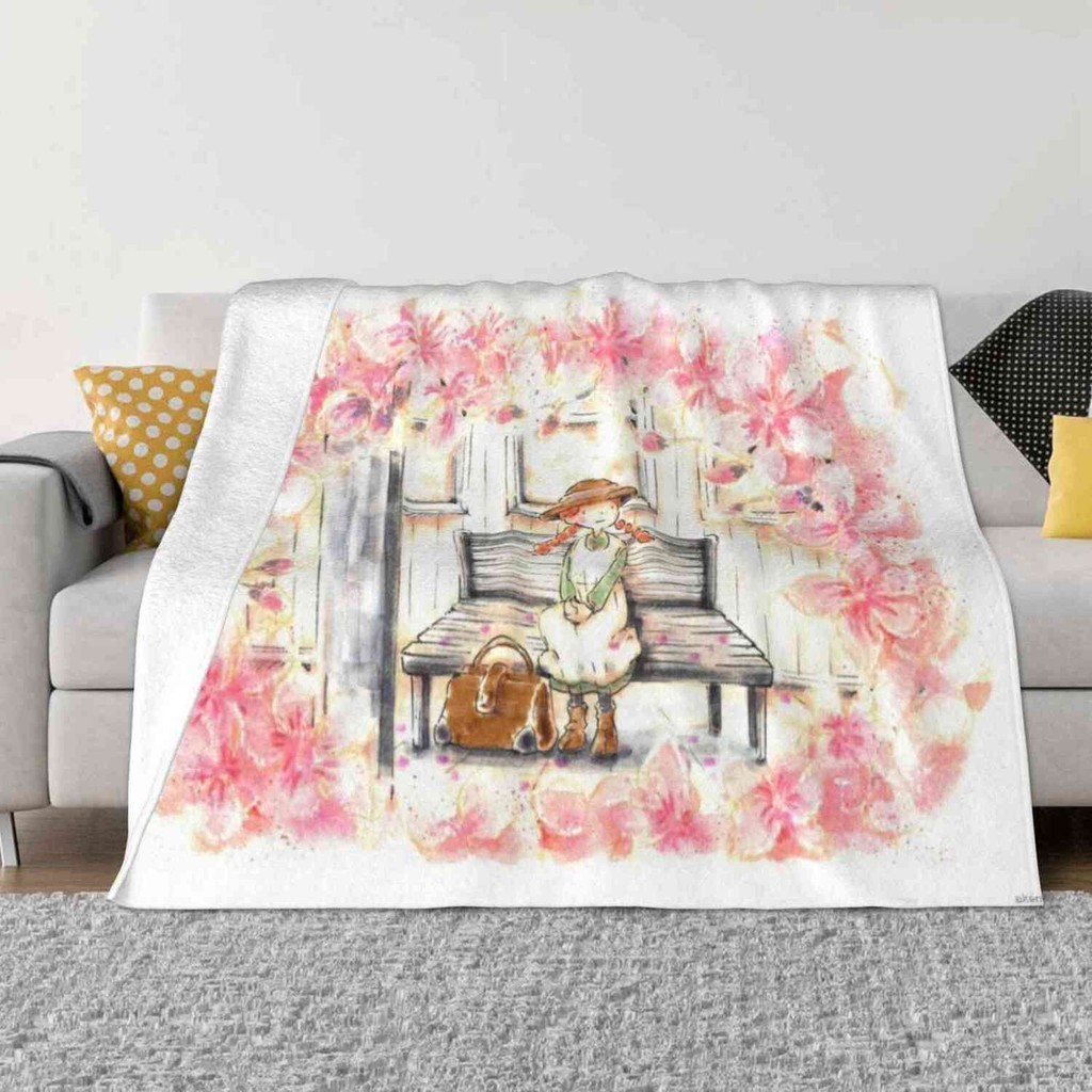 Anne At The Pei Station New Selling Custom Print Flannel Soft Blanket ...