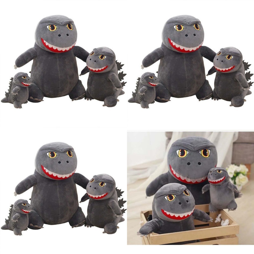 Toy Godzilla Plush Cute Soft Monster Doll Film Figure Rex Dinosaurs ...