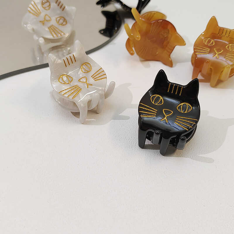 ♥ Seryosong Expression Pusa Kumukuha Clip, Maliit Clip Tubong ...