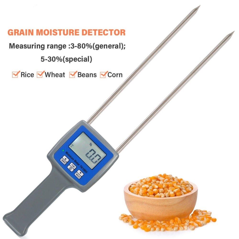 TK100G Grain Meter Wheat Maize Corn Soya Beans Paddy Rice Sorghum ur ...