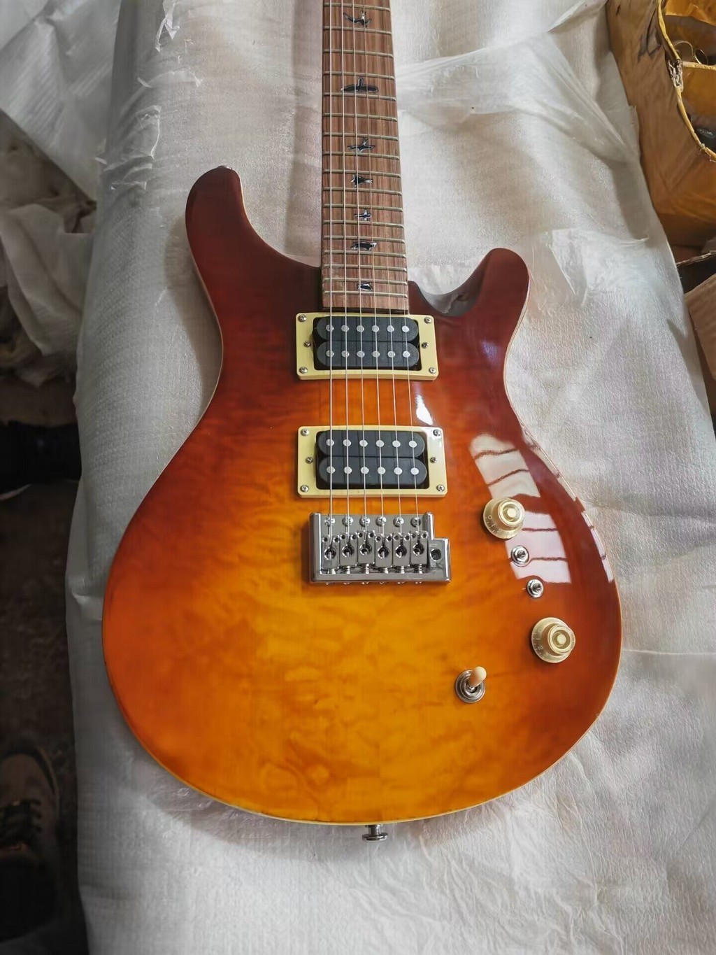 PRS Electric Guitar Paul Reed Smith Custom 24 Quilted Maple Top ...
