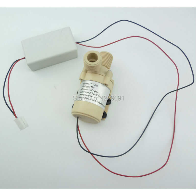 Mini dc 12v Submersible water pump brushless motor circulation pump ...