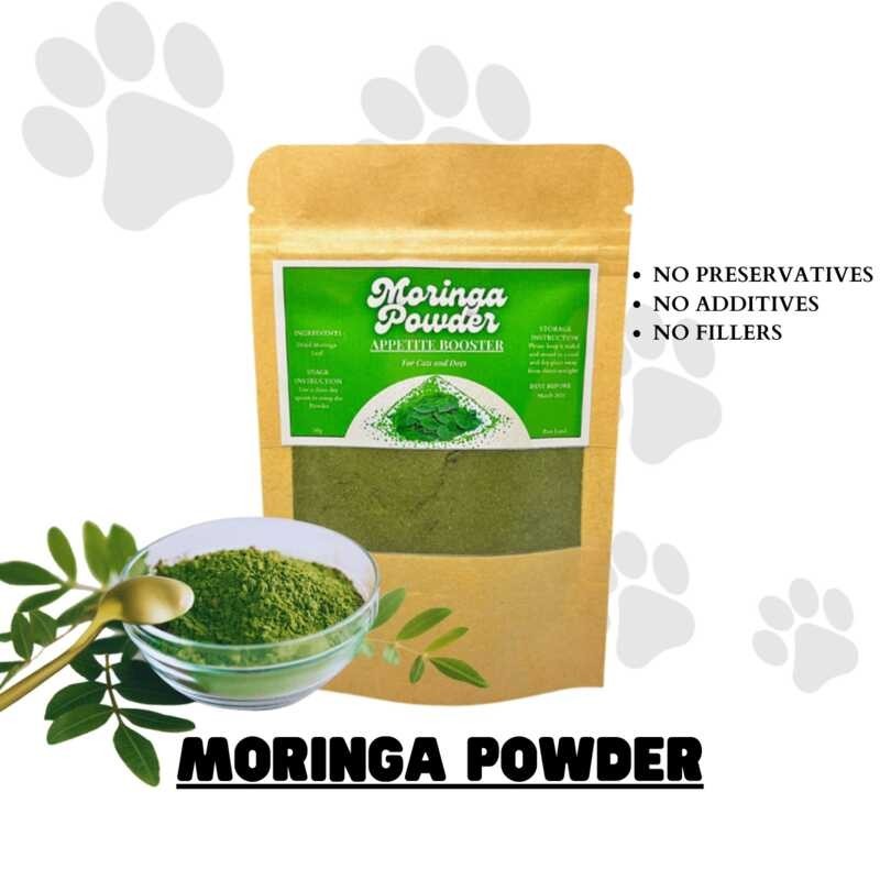 MORINGA POWDER FOR CATS AND DOGS APPETITE BOOSTER FOOD TOPPERS | Shopee ...