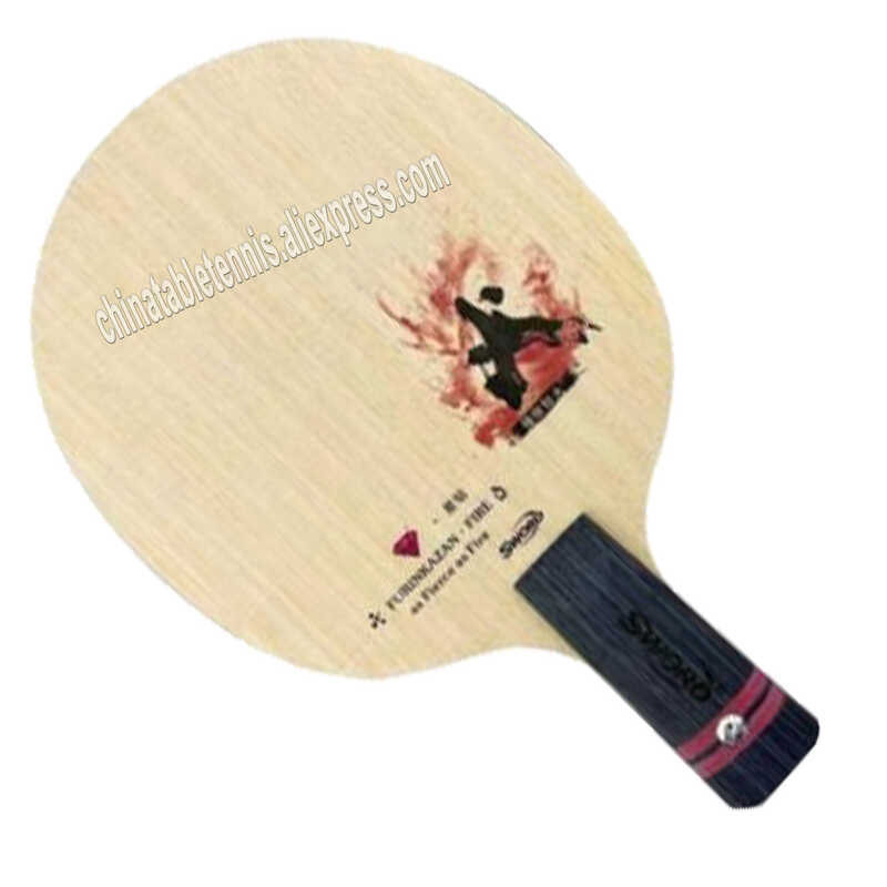 SWORD Diamond Fire Red Carbon Fiber 5+2 Ply Racket Table Tennis Blade ...