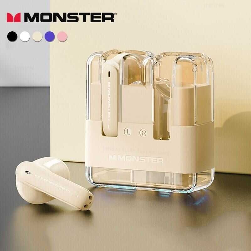 Original Monster American Xkt12 Tws Earbuds With Mic, Anc Bluetooth ...