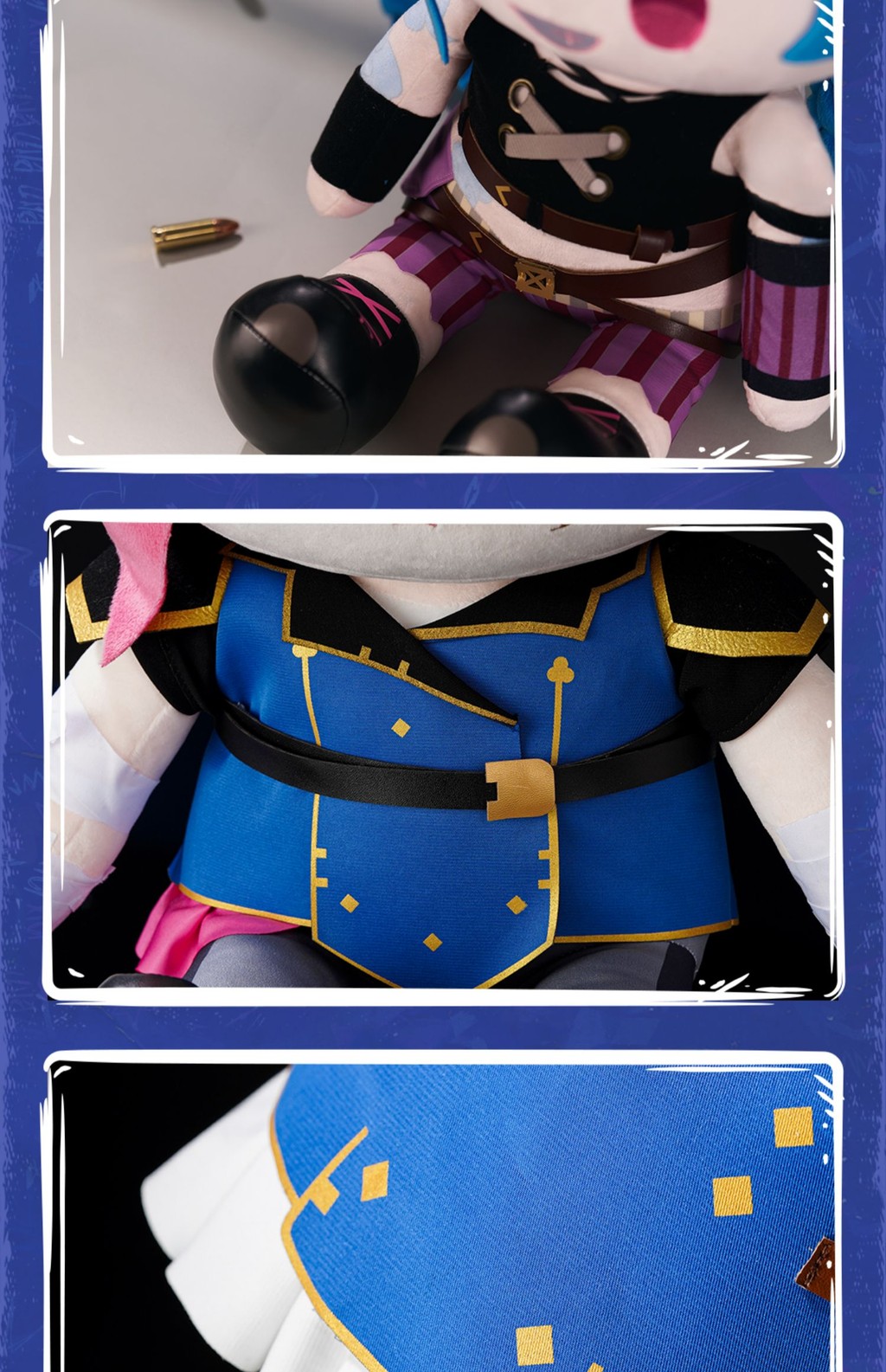 Jinx Official original authentic product Short Plush Stuffed Arcane ...