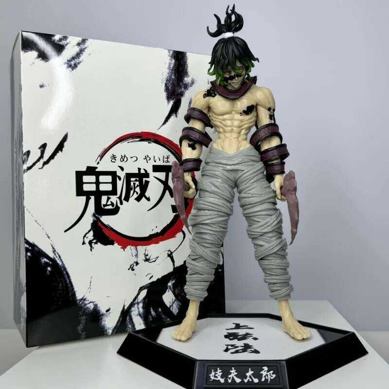 Yy Slayer Kimetsu Walang Yaiba Demon Gyutaro Statue Action Fig Desk ...