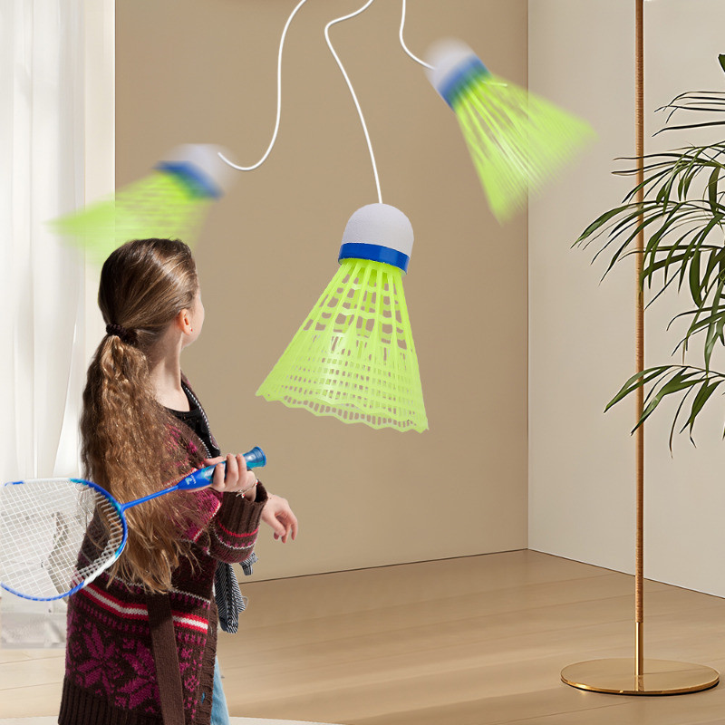 3 Sets Indoor Self Practice Shuttlecock With Elastic Ropes ...
