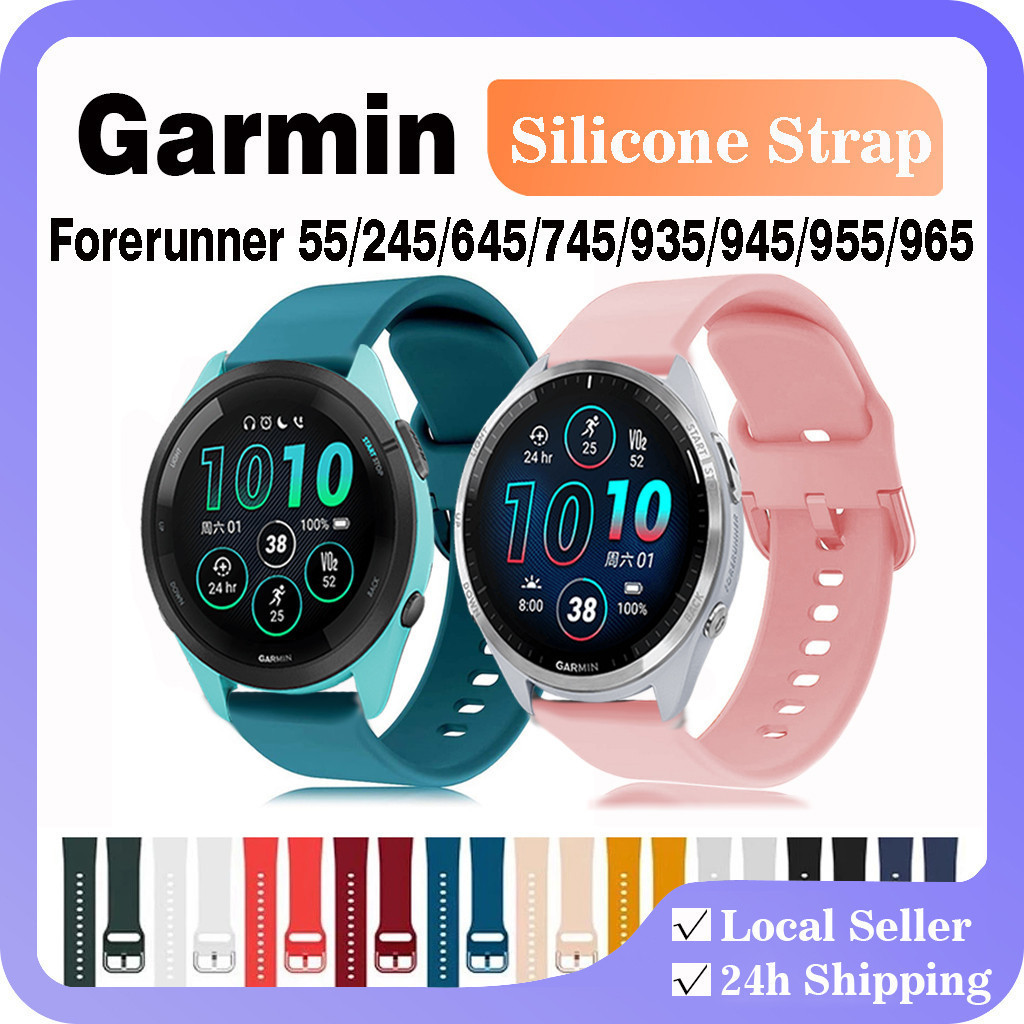 Garmin Forerunner 255/265/745/935/945/955/965 Silicone Strap for Garmin ...