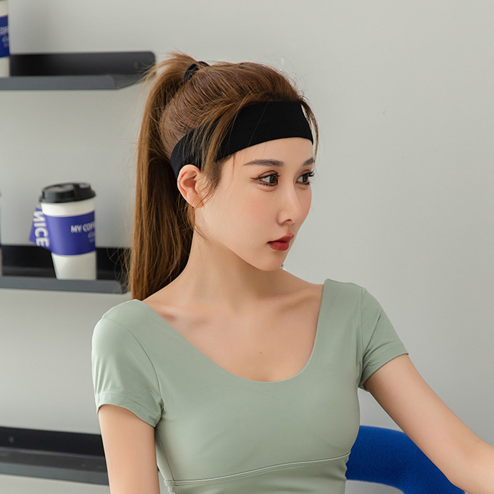 Fashion Running Fitness Yoga Sweat-absorbent Headbands Sports Men Women ...