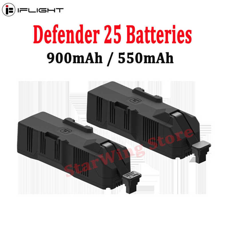 iFlight Defender 25 Batteries 900mAh / 550mAh 4S1P 60C With XT30 ...