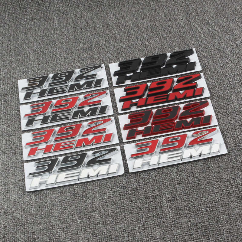 ♥ 3D Metal 392 6.4L Hemi Engine - Badge Emblem Stickers For Dodge ...
