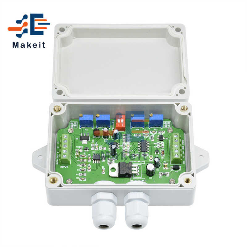 DC 12-24V 4-20MA Load Cell Weighing Transmitter Amplifier Sensor Module ...