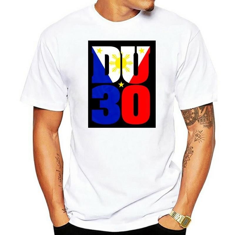 Duterte DU30 Philippine Flag design T-Shirt (White) - Women's Fit ...