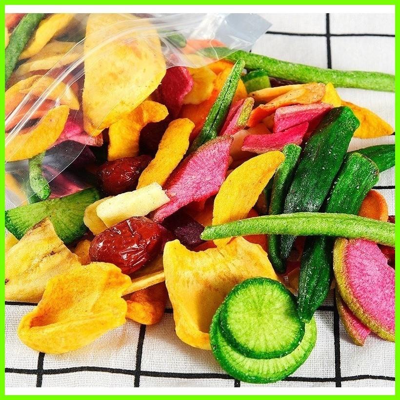 Buy 1 get 1 fruit＆vegetable chips mixed vegetables dry assorted dried ...