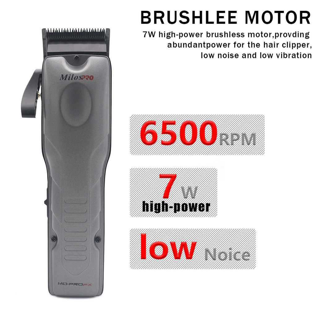 Professional Men's Hair Clipper - Cordless Cutter with Removable ...