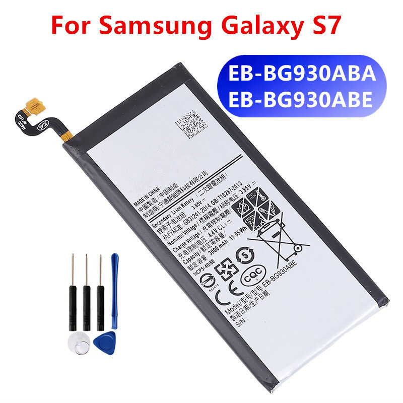 Samsung Replacement Battery For Galaxy S7 SM-G9300 G9300 G930F G930A ...